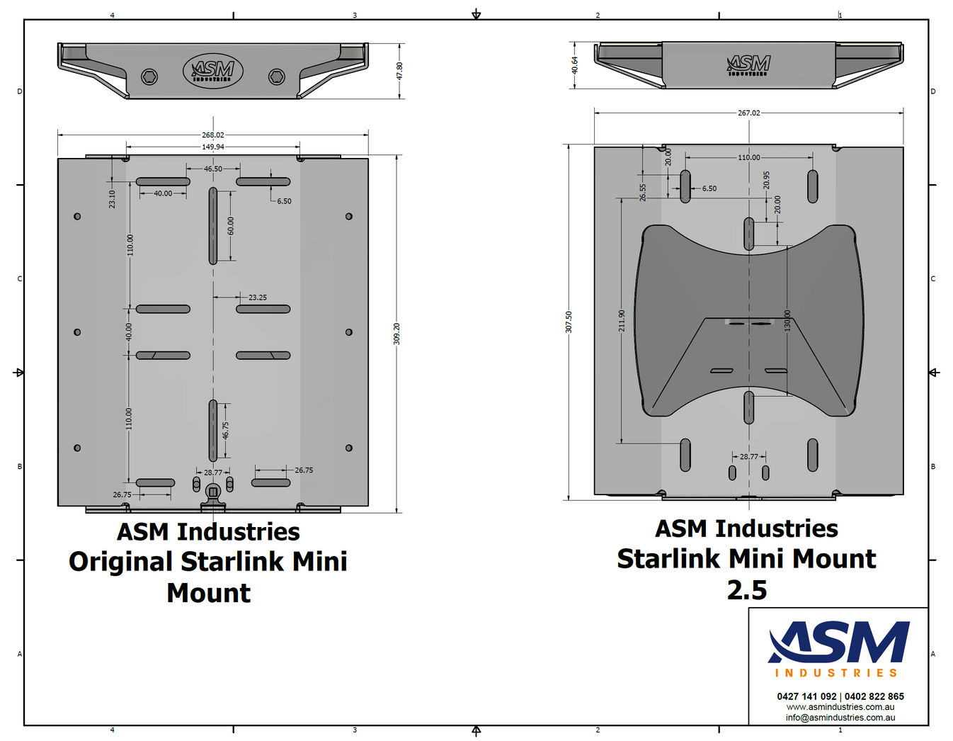 Starlink Mini Mount, ASM Original – ASM Industries